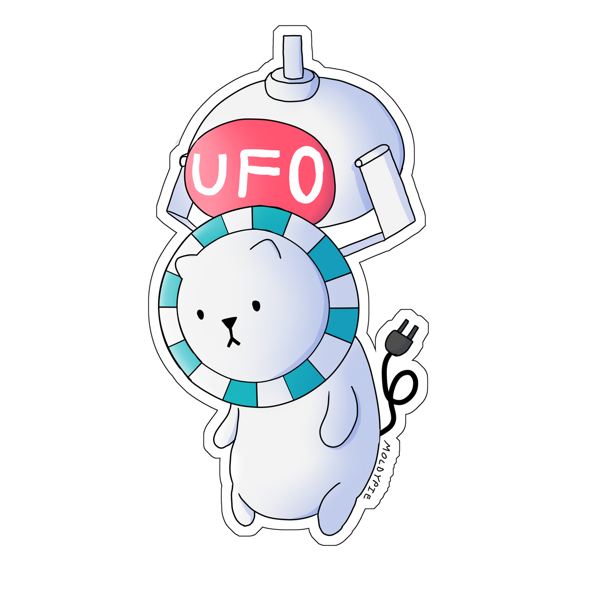 Derakkuma Vinyl Sticker – Moldypie