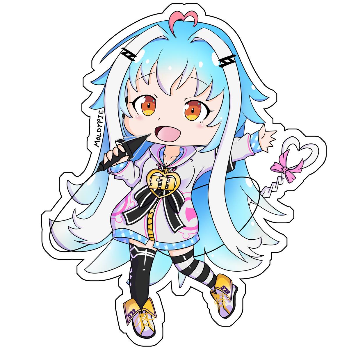 Ichika Vinyl Sticker – Moldypie